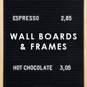 Wall Boards & Frames – Catering Projects Shop